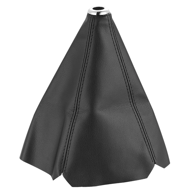 Universal Gear Shifter Lever Gear Shift Knob Boot Cover PU Leather ...