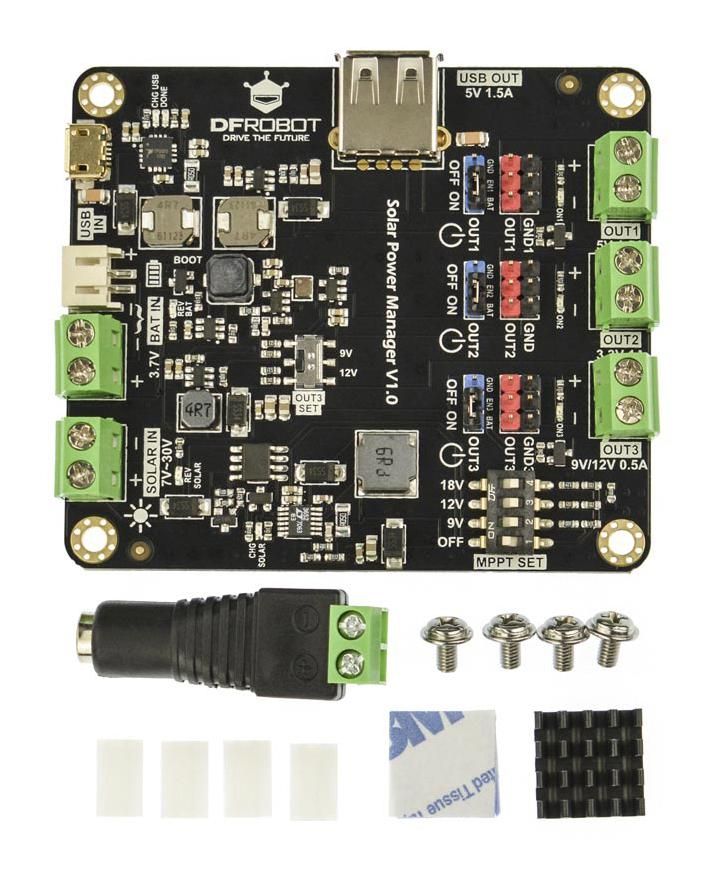 DFRobot (DFR0535) Solar Power Manager Module, LTC3652 | Shop Today. Get ...