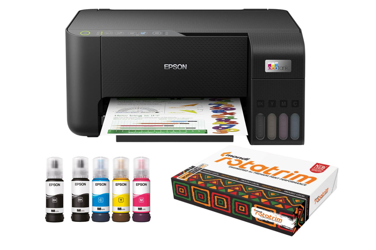 EPSON EcoTank L3250 Print, Copy, Scan, Wifi Printer + Paper Ream | Shop ...