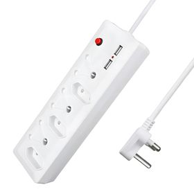 Redisson USB 6 Way Multi-Plug 2 USB Adapter Fire Resistant | Shop Today ...