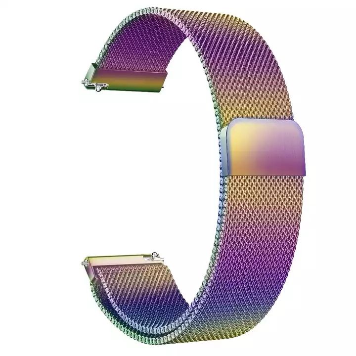 Universal 20mm Replacement Metal Milanese Loop Watch Straps - Quick Release | Shop Today. Get it ...