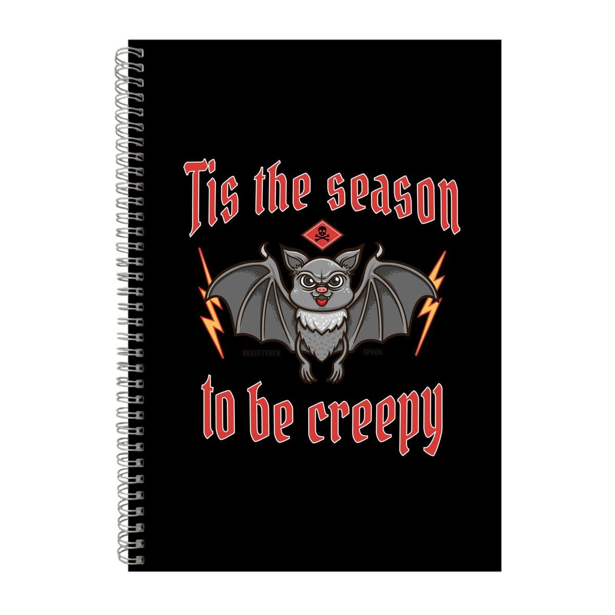 Tis The Season To Be Creepy Notebook Spooky Gift Idea A4 Notepad 129 ...