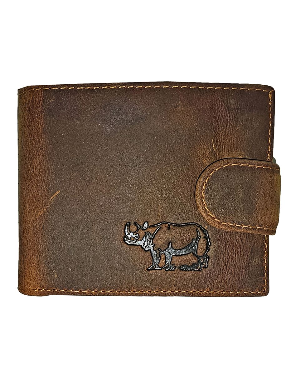 Deluxell GX-W318 Genuine Leather Rhino Embossed Card Wallet with Box ...