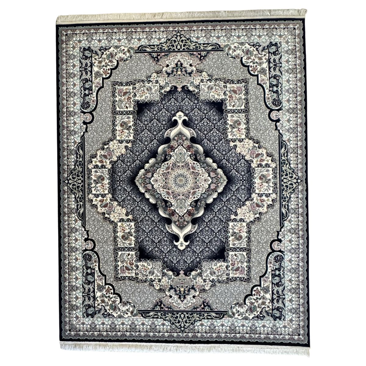 Royal Rugs - Grey Navy Exclusive Persian Carpet - 350 x 250 cm | Shop ...