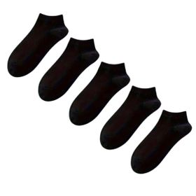 Solid Color Ankle Socks - Soft & Lightweight - 5 Pairs | Shop Today ...
