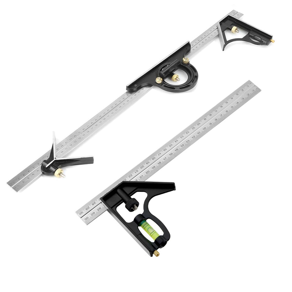 Stainless Steel Multi-Function Carpentry Square with Metal Adjustable ...