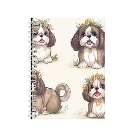 SHIH TZU Watercolor A5 Notebook Idea for Gift | Shop Today. Get it ...