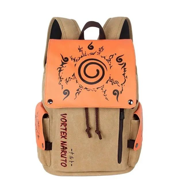 Anime Canvas and Leather Large Backpack 20L | Shop Today. Get it ...