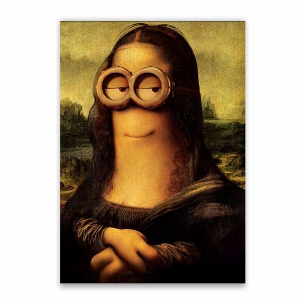 Minion Mona Lisa Poster - A1 | Shop Today. Get it Tomorrow! | takealot.com