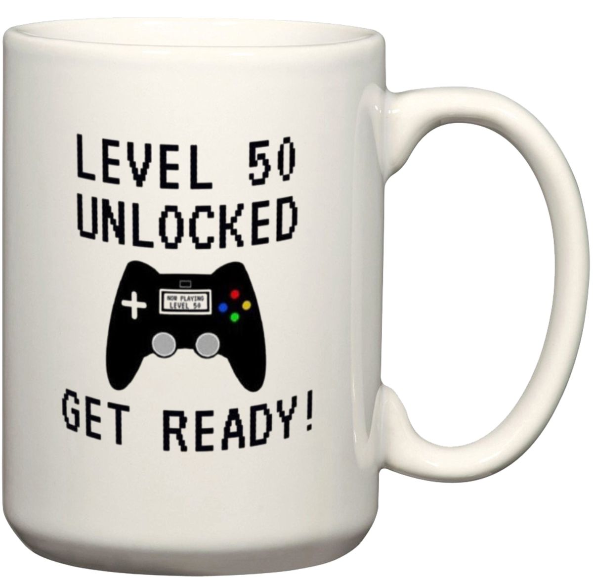Level 50 Unlocked Get Ready Birthday Gift Coffee Mug | Shop Today. Get ...