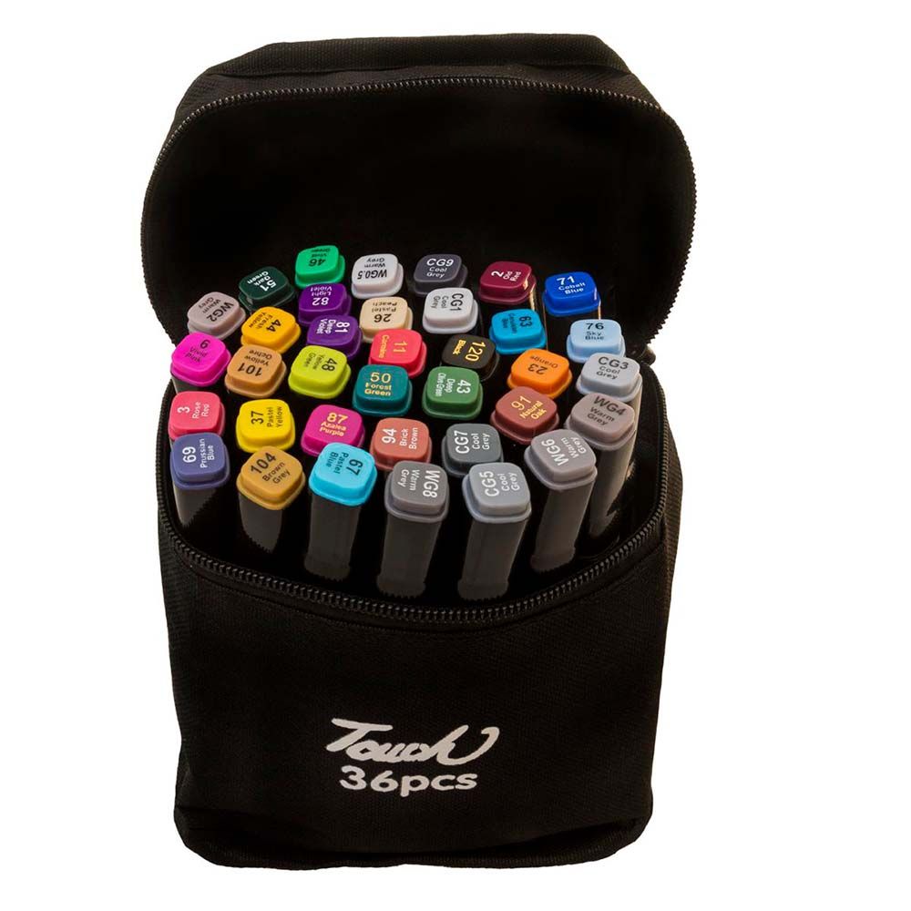 36 PCS Color Sketch Art Markers Set | Shop Today. Get it Tomorrow ...