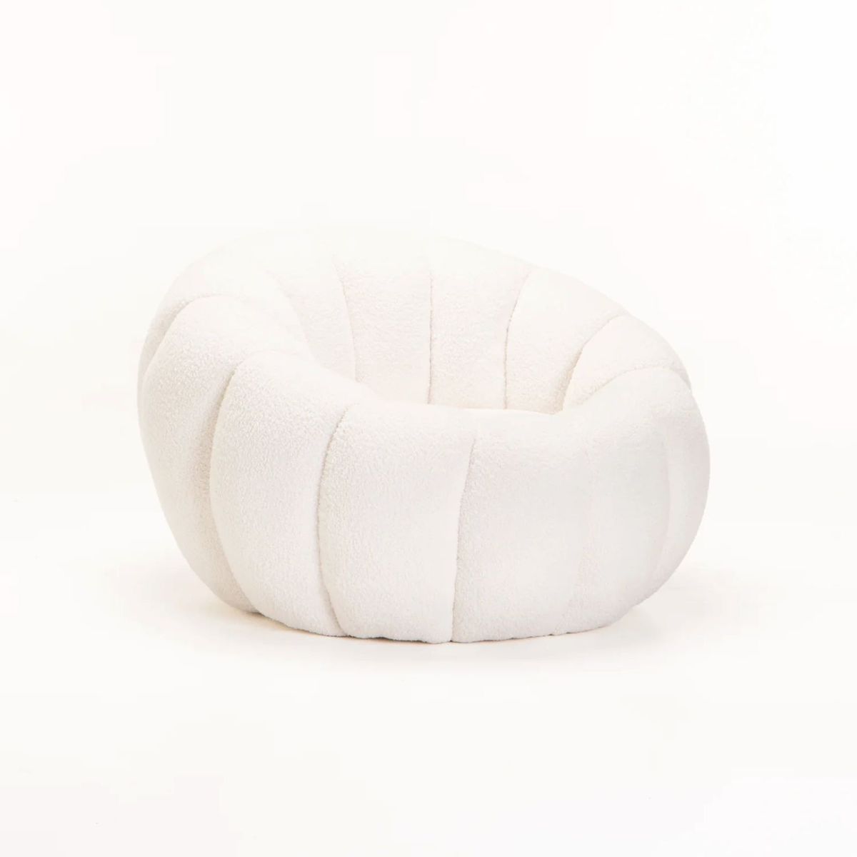 Pearl Fleece Fabric Chair - Cream | Shop Today. Get it Tomorrow ...