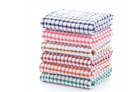 6 x Kitchen Dish Cloth-Heavy Swabs Essential 30x30cm Household Cleaning ...