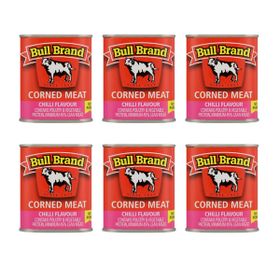 Bull Brand Corned Meat Chilli Flavour 6 x 300g | Shop Today. Get it ...