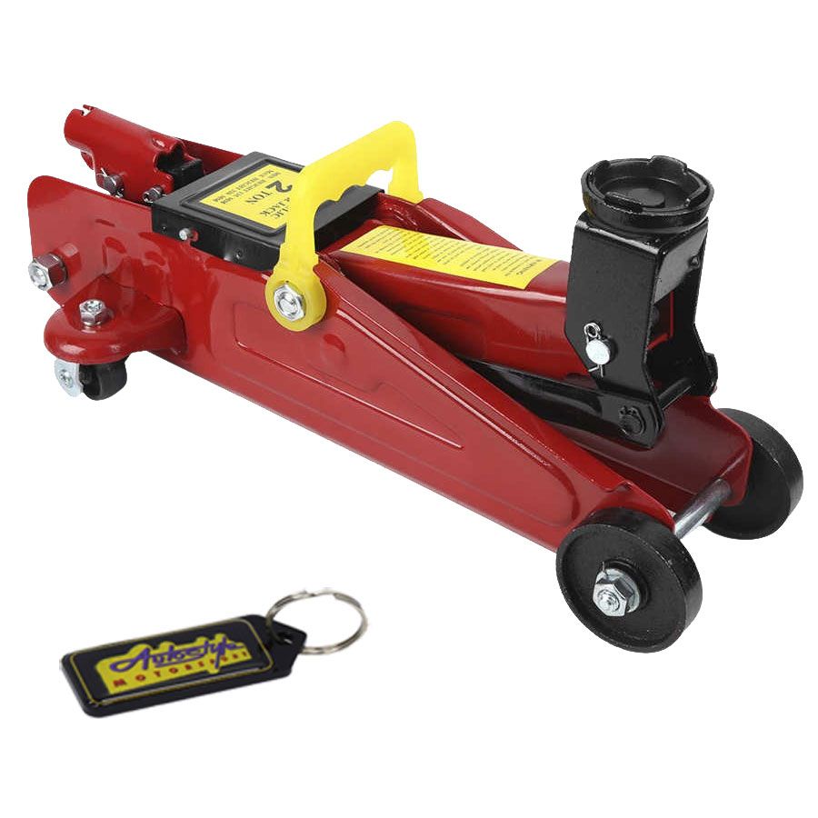 Light-Duty Hydraulic 2-Ton Light Weight Vehicle Trolley Jack & Key ...