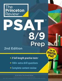 Princeton Review PSAT 8/9 Prep, 2nd Edition: 2 Practice Tests + Content ...