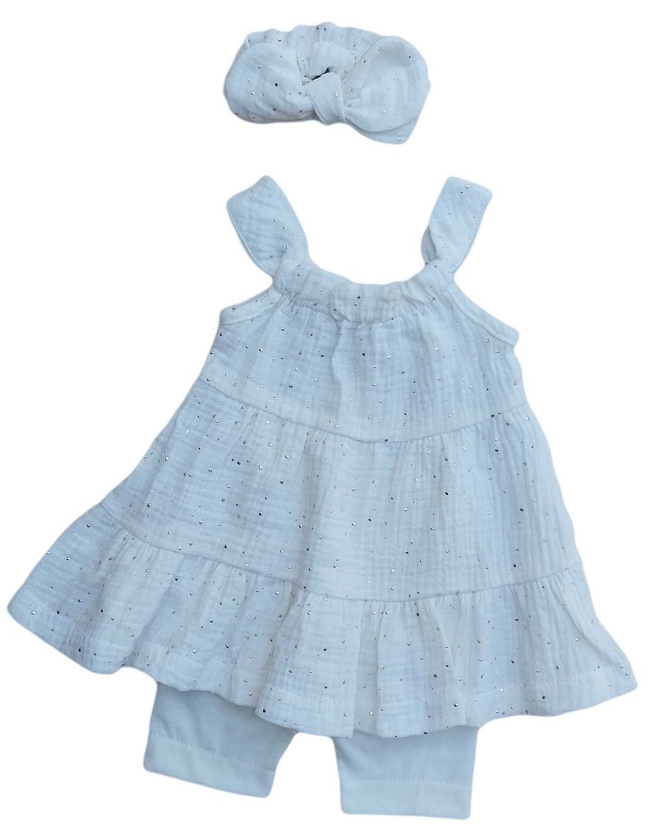 Baby Girls Muslin Dress Set with Headband Gift Set | Shop Today. Get it ...