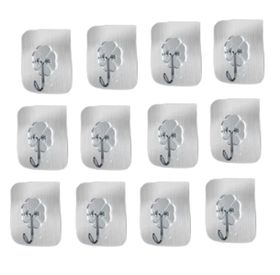 Deco Self Adhesive Hooks Stickers 12 Pack Silver Gift Star | Shop Today ...