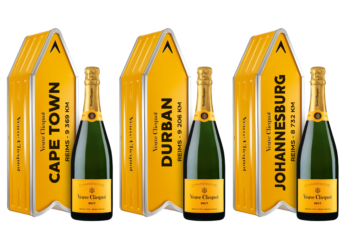 Veuve Cliquot Yellow Label Arrow Mixed Case Limited Edition 6 x 750ml ...