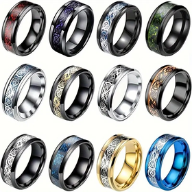 Stainless Steel Combination Ring Set - Unisex - 12-Piece | Shop Today ...