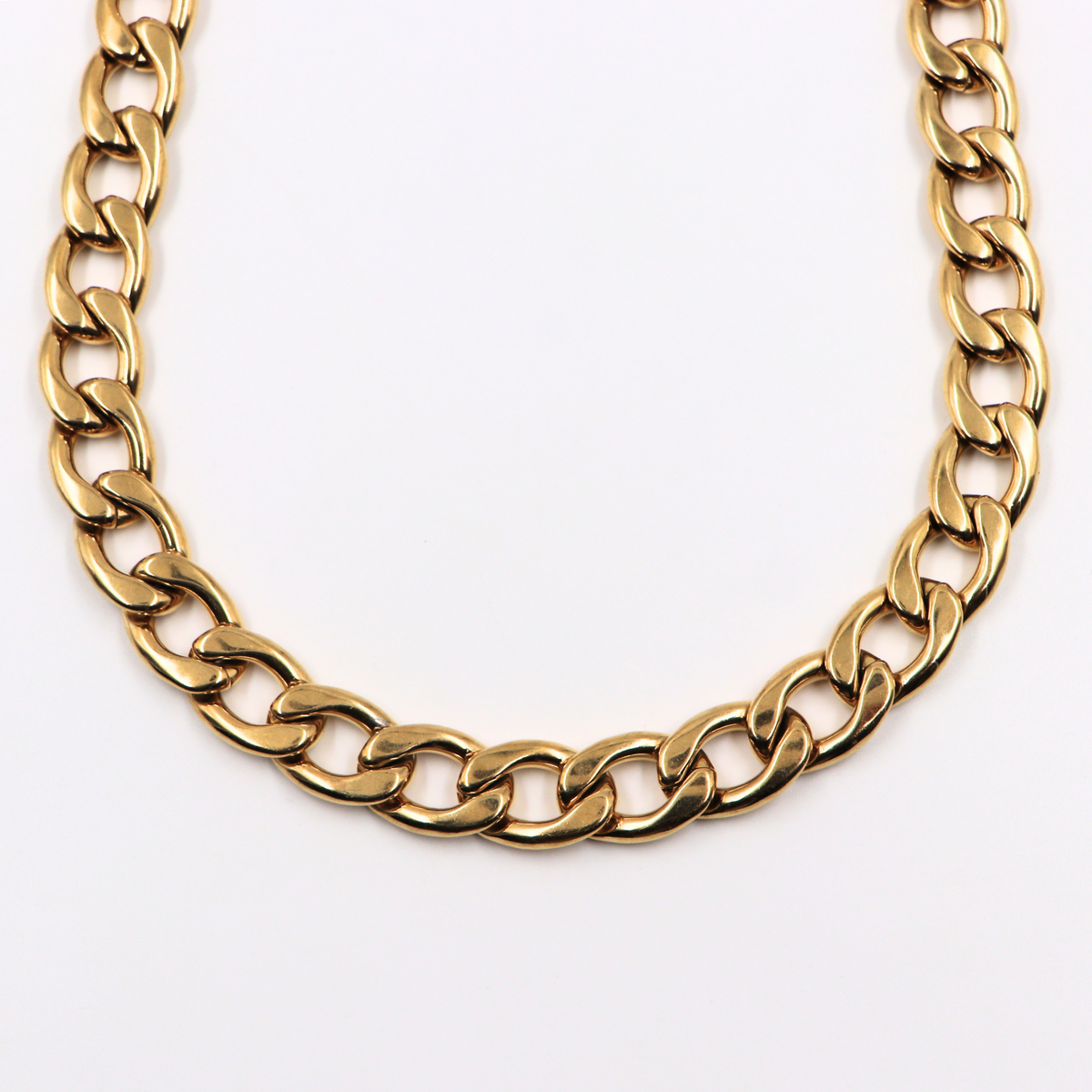 MA VIE - Stainless Steel Link Chain Men Necklace - Gold - Thick | Shop ...
