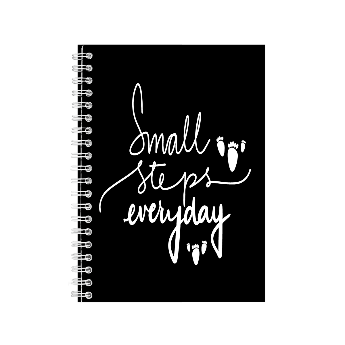 Small Steps A5 Notebook Pad Motivational Trendy Graphic Design Present ...