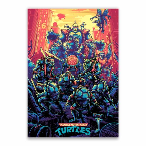 Teenage Mutant Ninja Turtles VS Villains Red Poster - A1 | Shop Today ...
