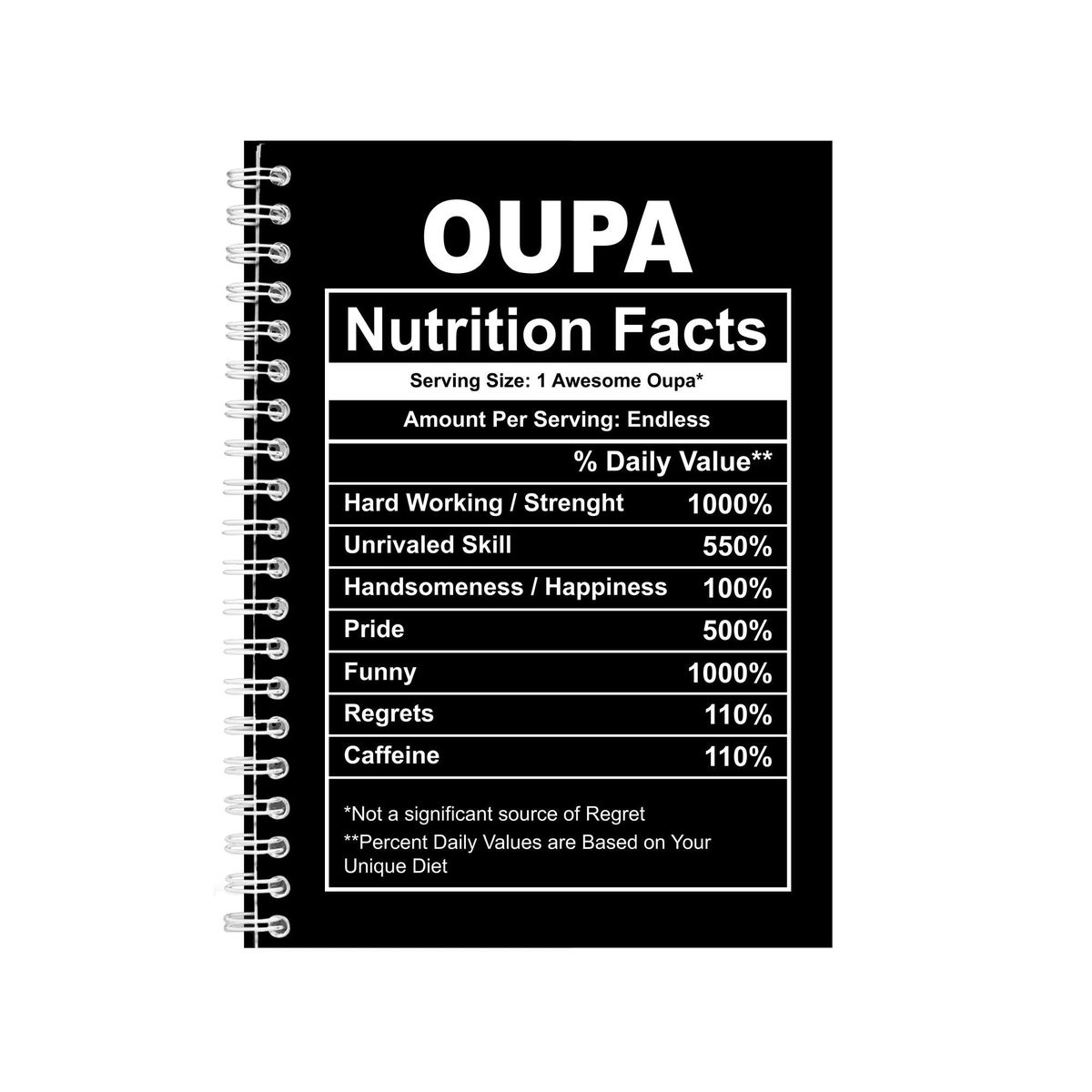 Oupa A5 Notebook Grandpa Gift Writing Books Notepad | Shop Today. Get ...