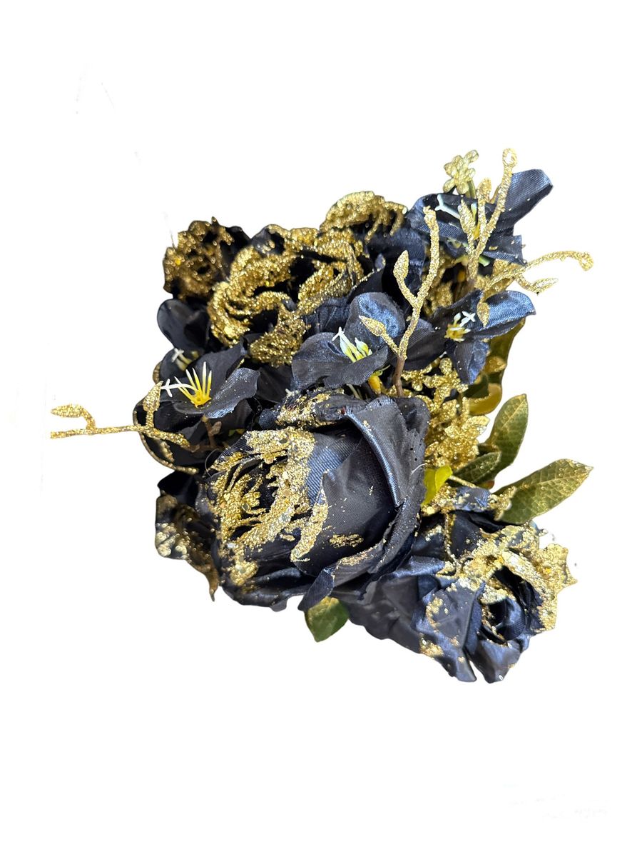 "Golden-dusted rose bouquets--Black | Shop Today. Get it Tomorrow ...