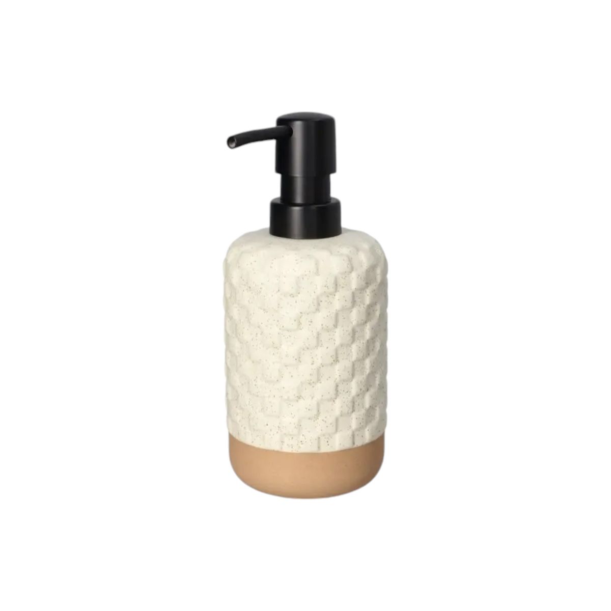 Cream White and Brown Ceramic Lotion Dispenser | Shop Today. Get it ...