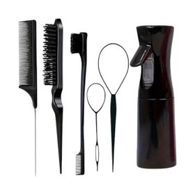 6 Piece Essential Hair Styling Tool Set - Black | Shop Today. Get it ...