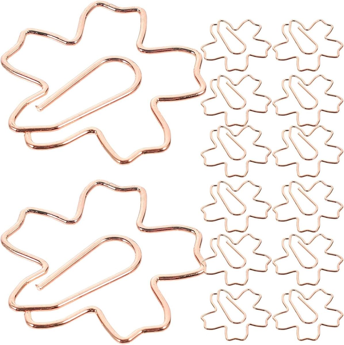 36pcs Metal Paper Clips Cherry Blossom Design Bookmarks for Office ...