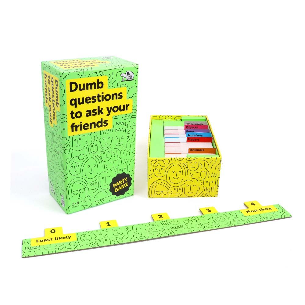 Big Potato Games - Dumb Questions To Ask Your Friends - Party Card Game ...