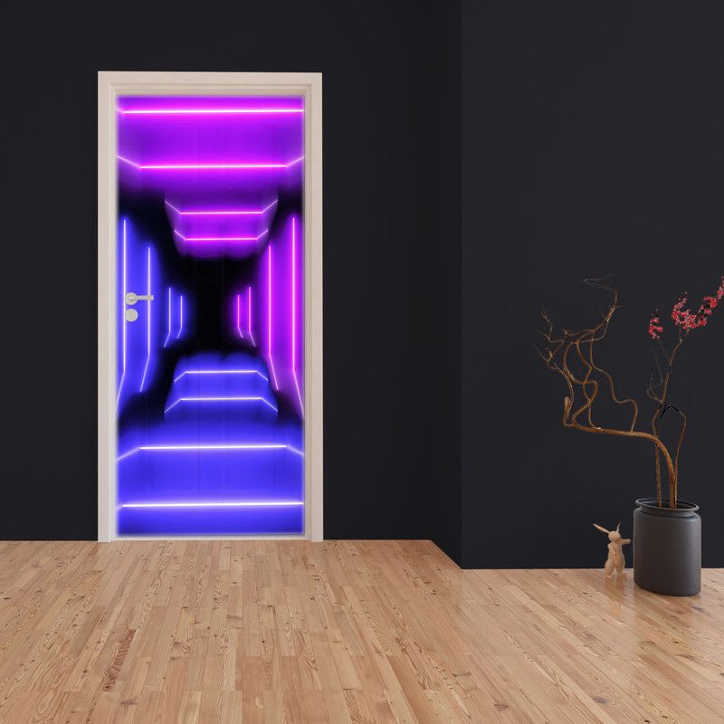 Perspective Neon Room Door Decoupage | Shop Today. Get it Tomorrow ...