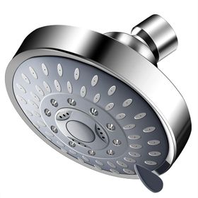 5 Patterns High Pressure 4" Shower Head, 360 Adjustable Orientation ...