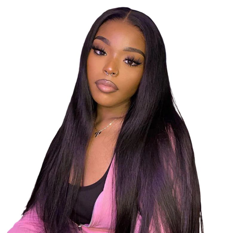 Beau Diva 22Inch Glueless 6x4 HD Lace Closure Straight Wigs Brazilian ...