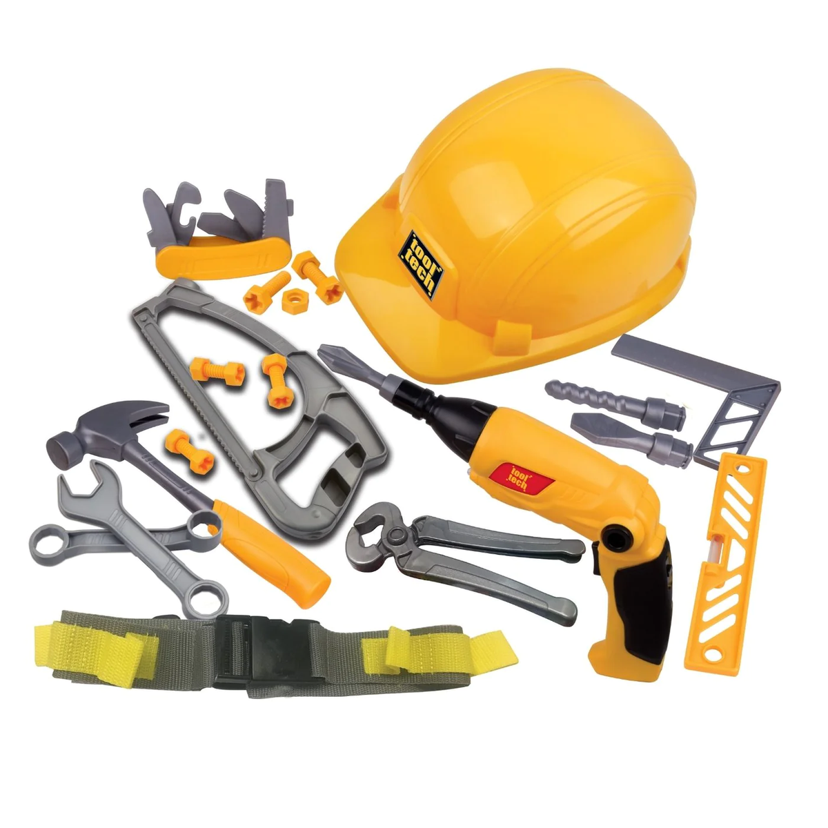 Tool-Tech Red Box Deluxe Toy Helmet Toy Tool Set - 24 Piece | Shop ...