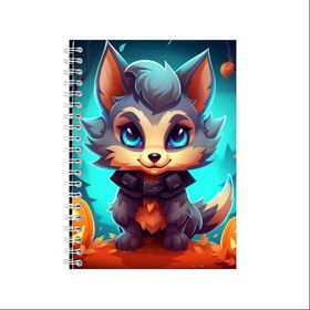 Wolf 1 A5 Notebook Gift Idea Spiral Notepad 207 | Shop Today. Get it ...