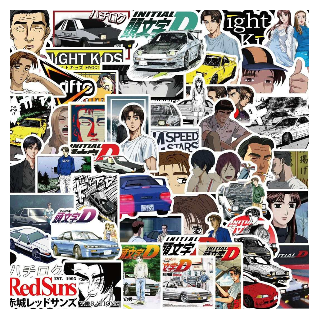 Custom Initial D Sticker Mix #1 - 50 Piece | Shop Today. Get it ...