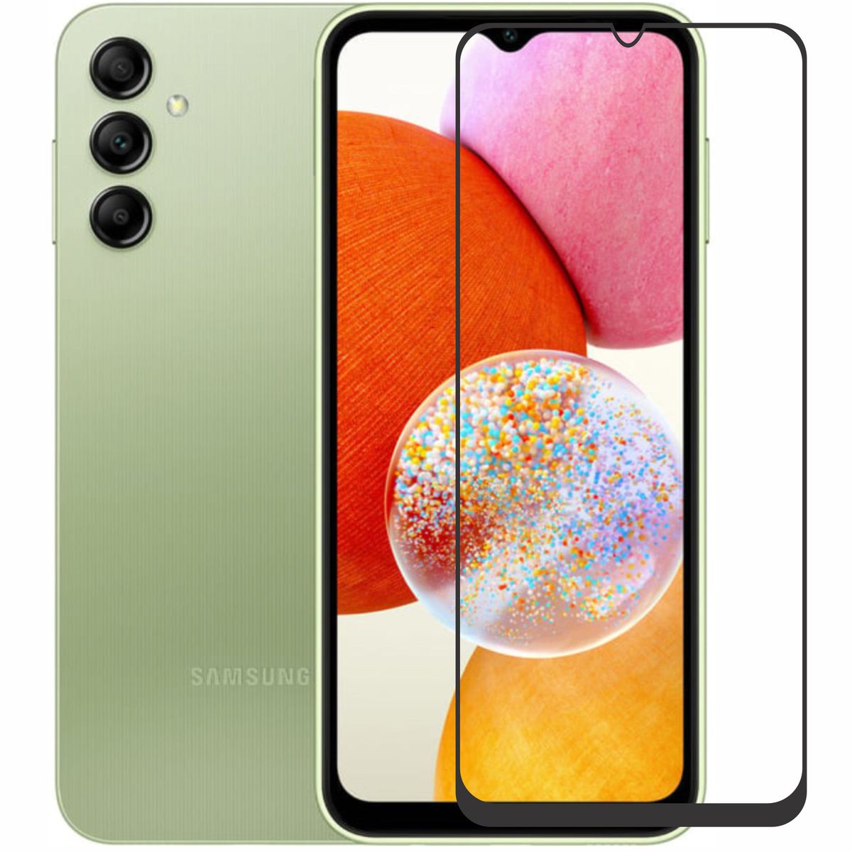 9D Tempered Glass 9H Screen Protector For Samsung Galaxy A14 | Shop ...