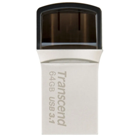 Transcend USB Stick JetFlash 890 64GB USB Flash Drive Dual Type-A ...