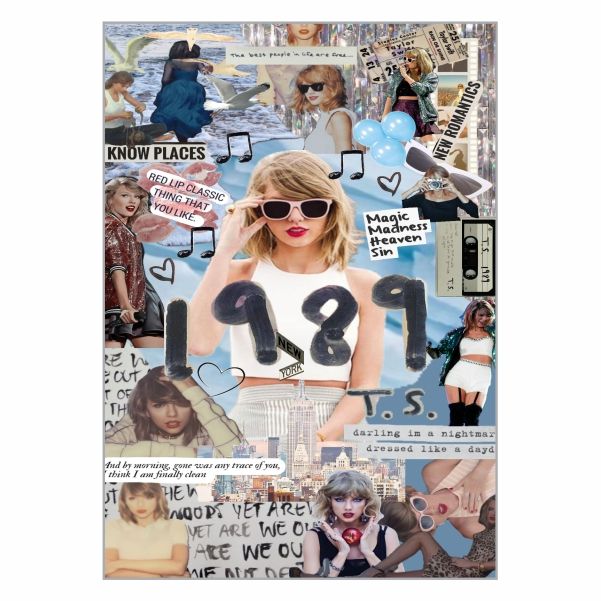Taylor Swift 1989 Collage Poster - A1 | Shop Today. Get it Tomorrow ...