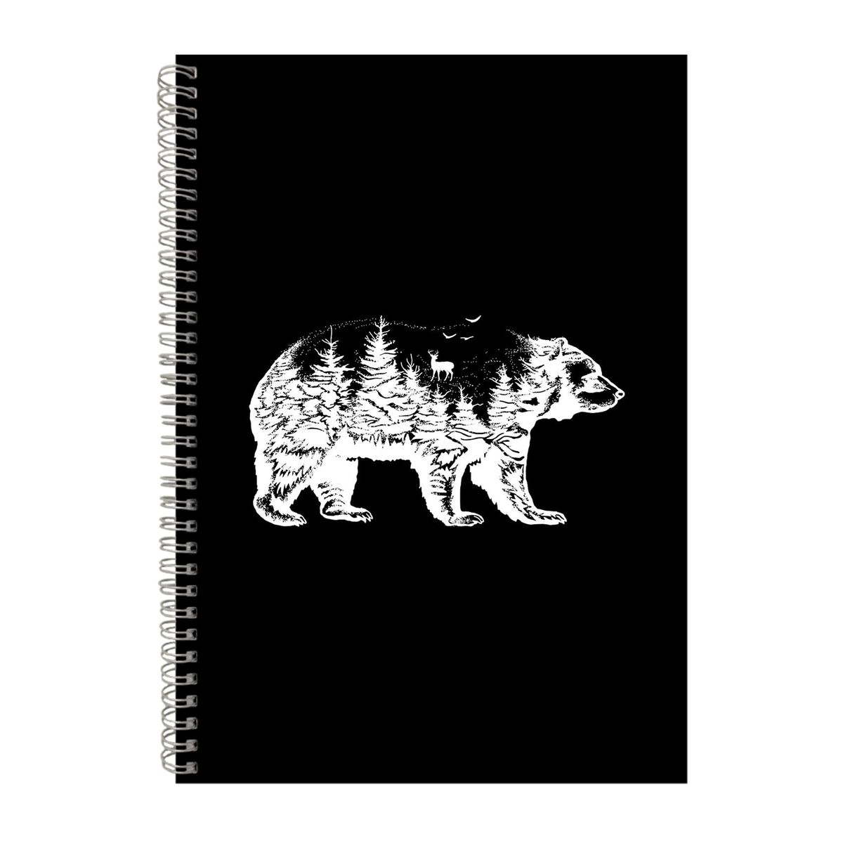 Hiking Bear Notebook Adventure Gift Idea A4 Notepad 124 | Shop Today ...
