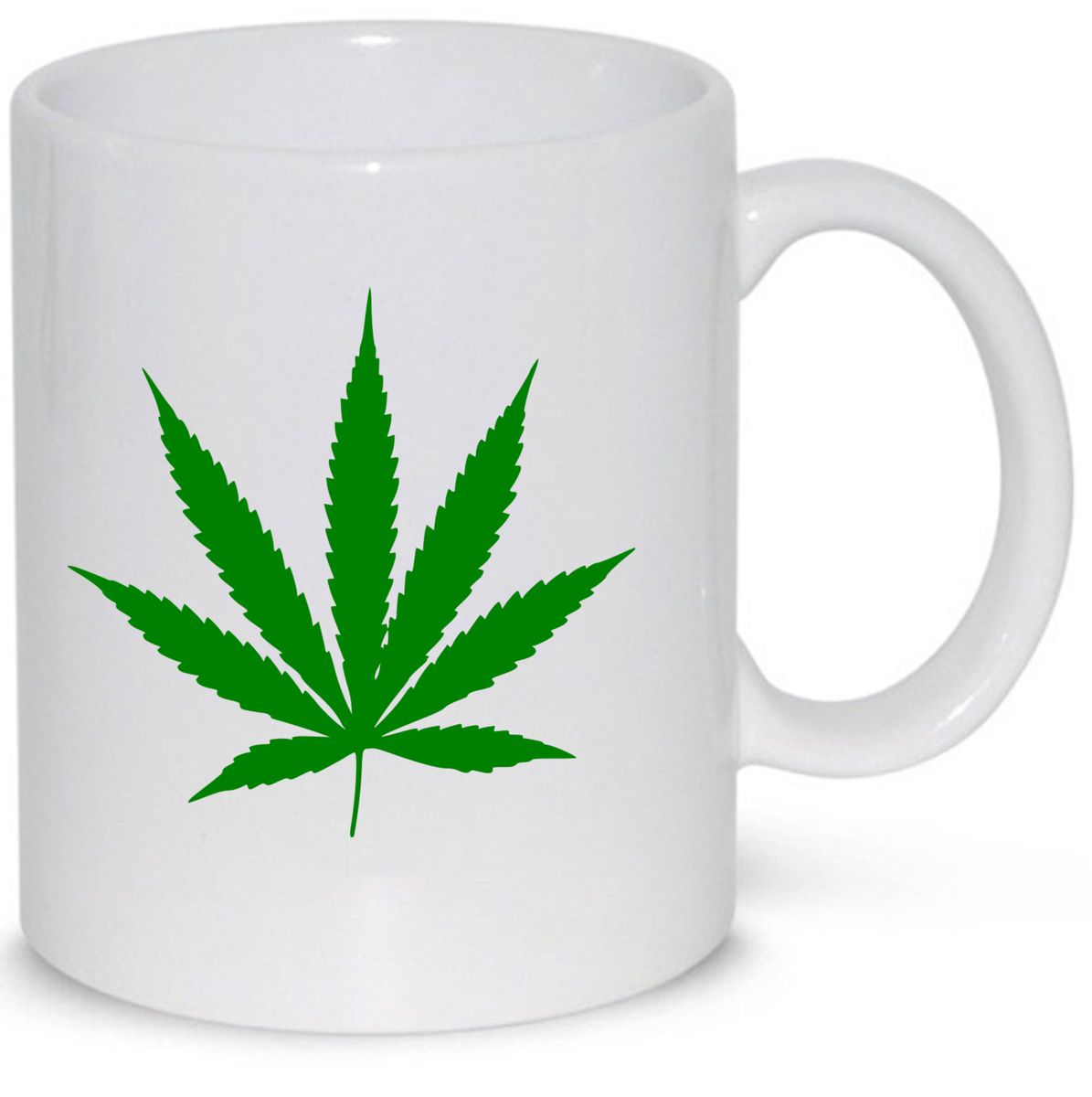 Weed Marijuana Leaf Coffee Mug (Standard 11Oz) | Shop Today. Get it ...