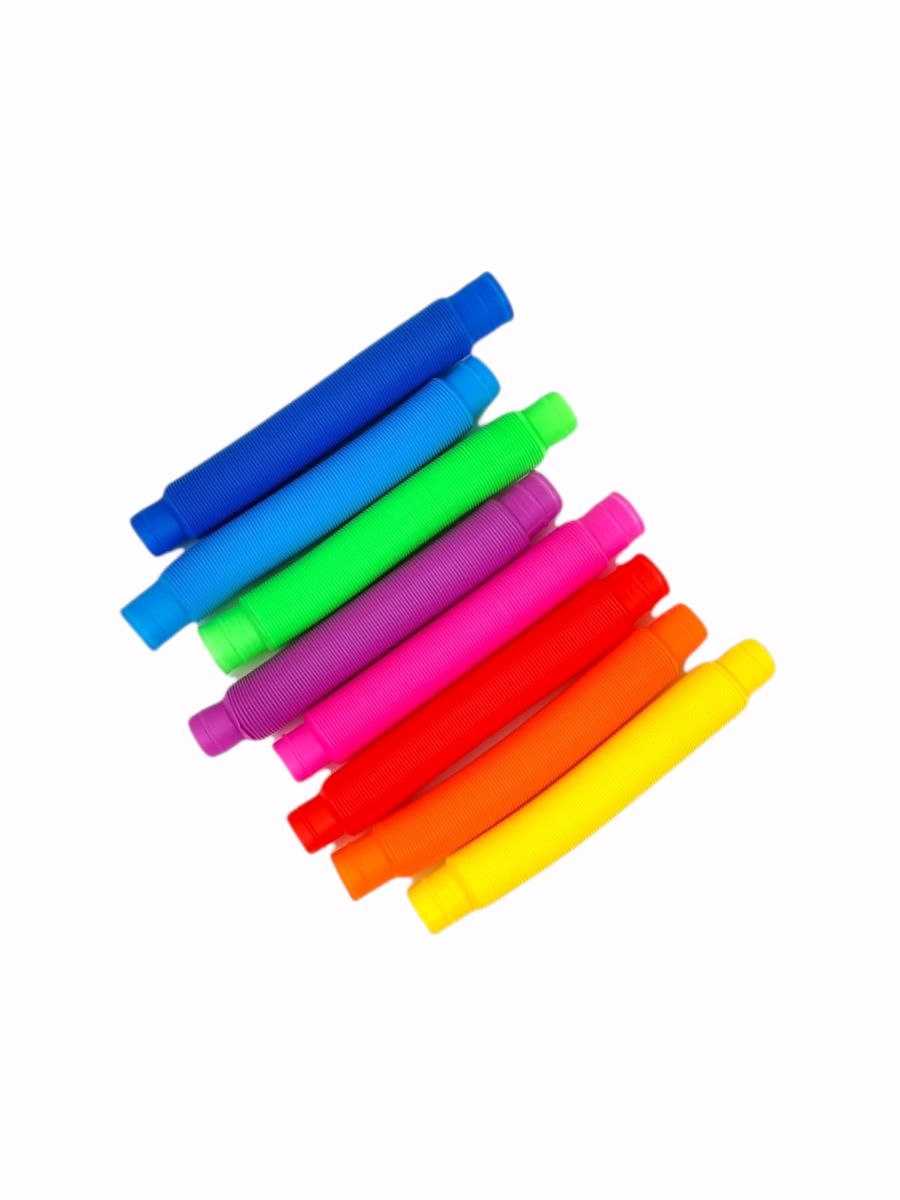 Pop Tubes Fidget Kids Toys Multi Colour Tubes Large - 8 Pieces | Shop ...