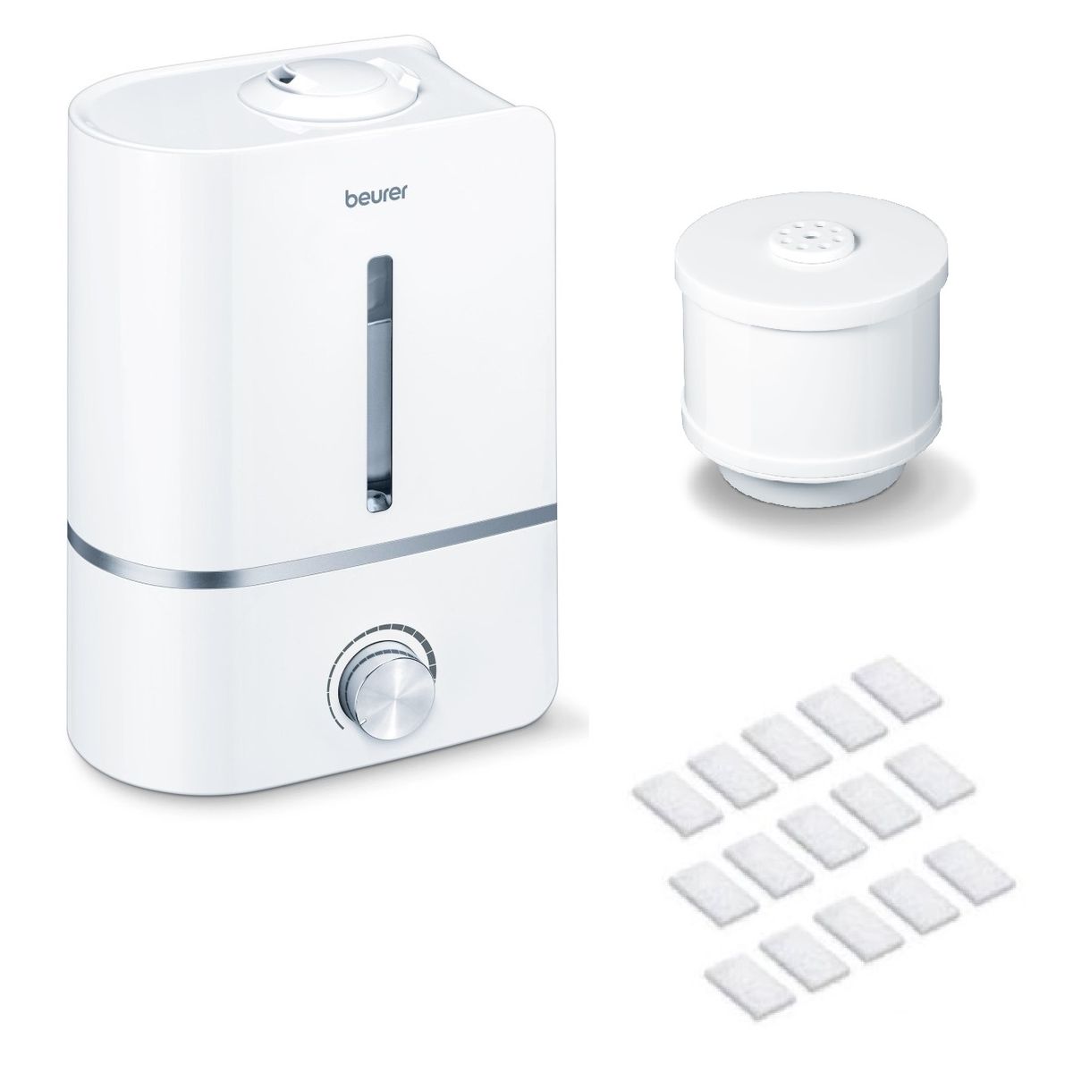 Beurer Humidifier with Room Fragrance Aromatherapy Function: 4-Litre ...