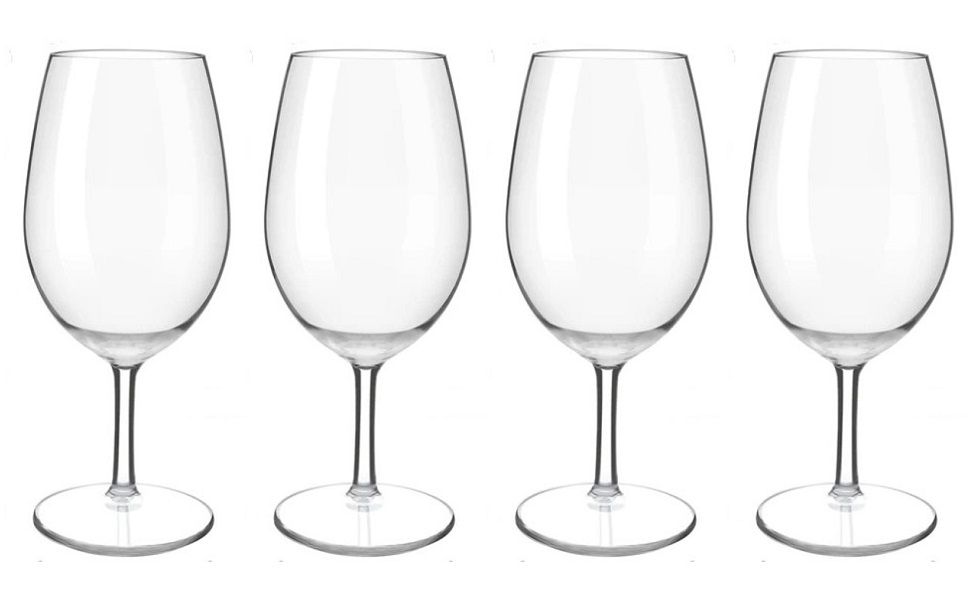 Large Premier Plastic Wine Glasses Set Of 4 Shop Today Get It Tomorrow