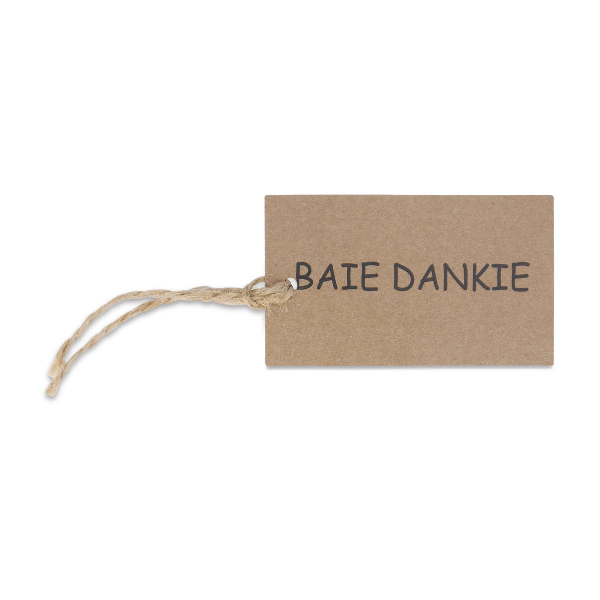 Gift Tags - Baie Dankie - Kraft Paper - Brown - Pack of 10 | Buy Online ...