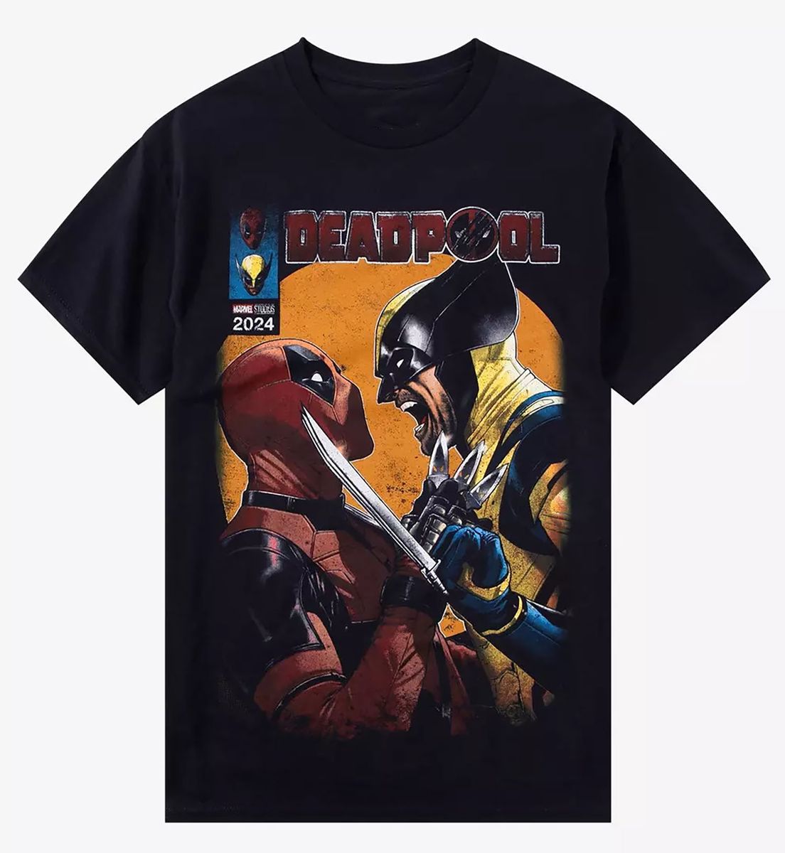 Rock Ts Marvel Deadpool & Wolverine Face-Off Comic | Shop Today. Get it ...