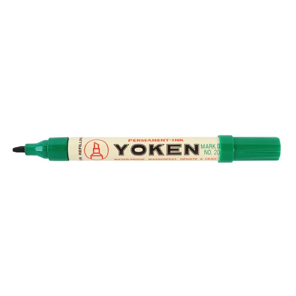 Yoken Permanent Marker No20 - Green x 2 | Shop Today. Get it Tomorrow ...